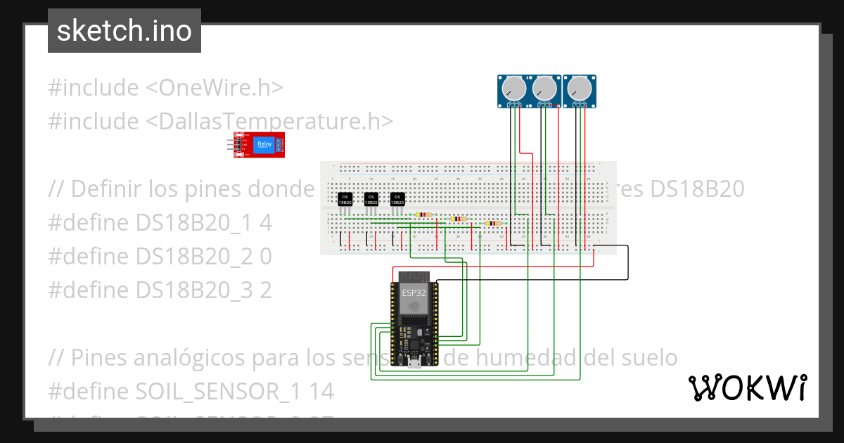 Invernadero - Wokwi ESP32, STM32, Arduino Simulator