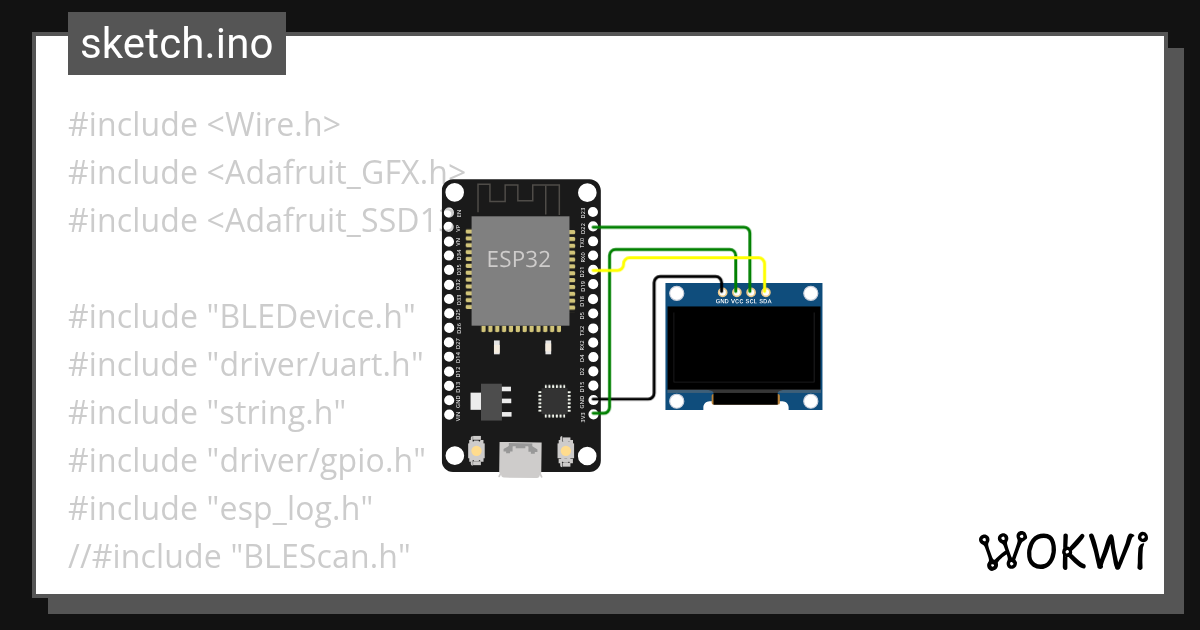 esp32 oled- simple Copy - Wokwi ESP32, STM32, Arduino Simulator