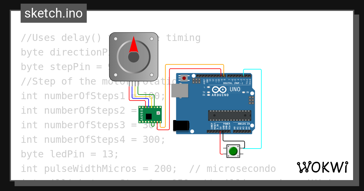 Stepper Motor With Different Speed And Steps Wokwi Esp32 Stm32 0482