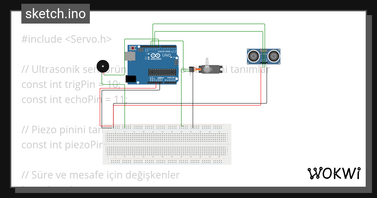 radar - Wokwi ESP32, STM32, Arduino Simulator