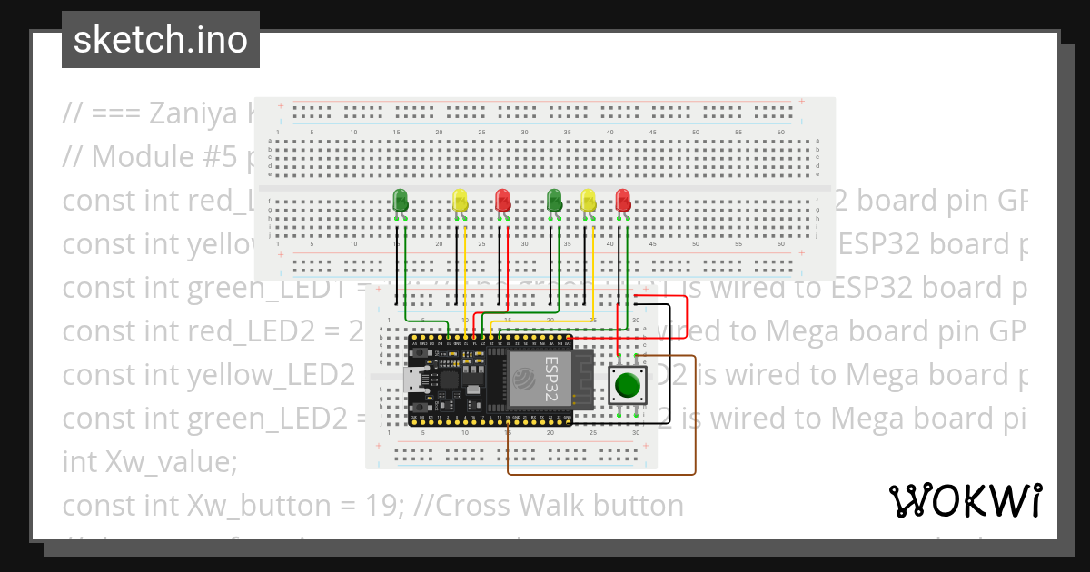 Module 5 - Wokwi ESP32, STM32, Arduino Simulator