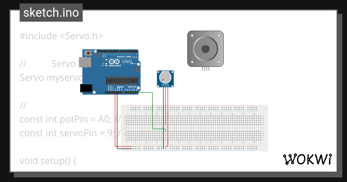 舵机转动part - Wokwi ESP32, STM32, Arduino Simulator 舵机转动part - Wokwi ESP32, STM32, Arduino Simulator