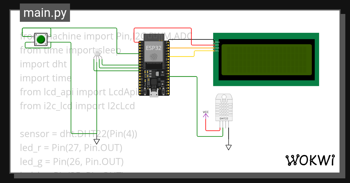 lcd2 - Wokwi ESP32, STM32, Arduino Simulator