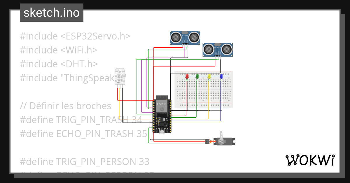 examen pratique 2-2 - Wokwi ESP32, STM32, Arduino Simulator