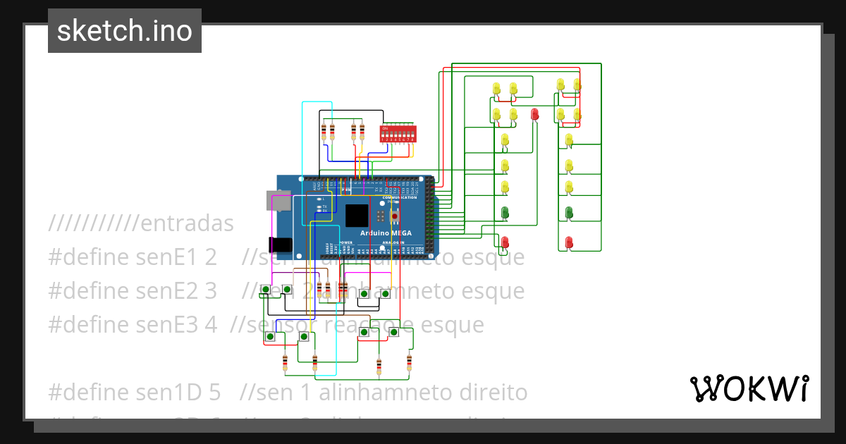 sinaleira_t - Wokwi ESP32, STM32, Arduino Simulator