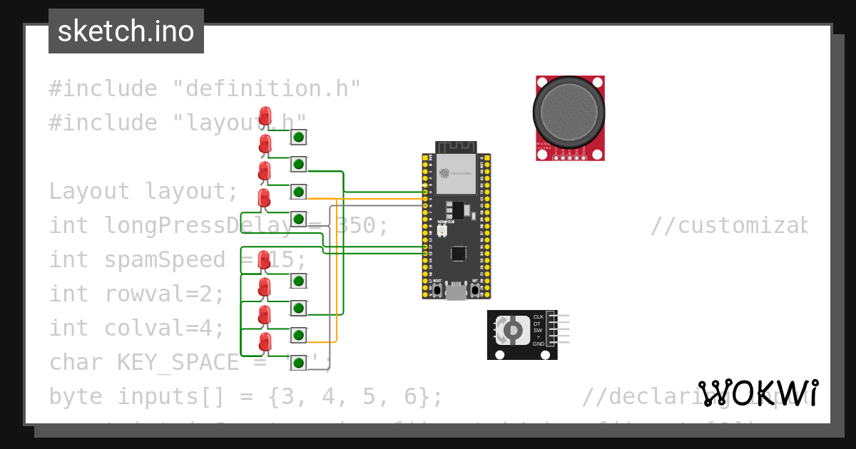 Esp32 Keyboard Wokwi Esp32 Stm32 Arduino Simulator 6035