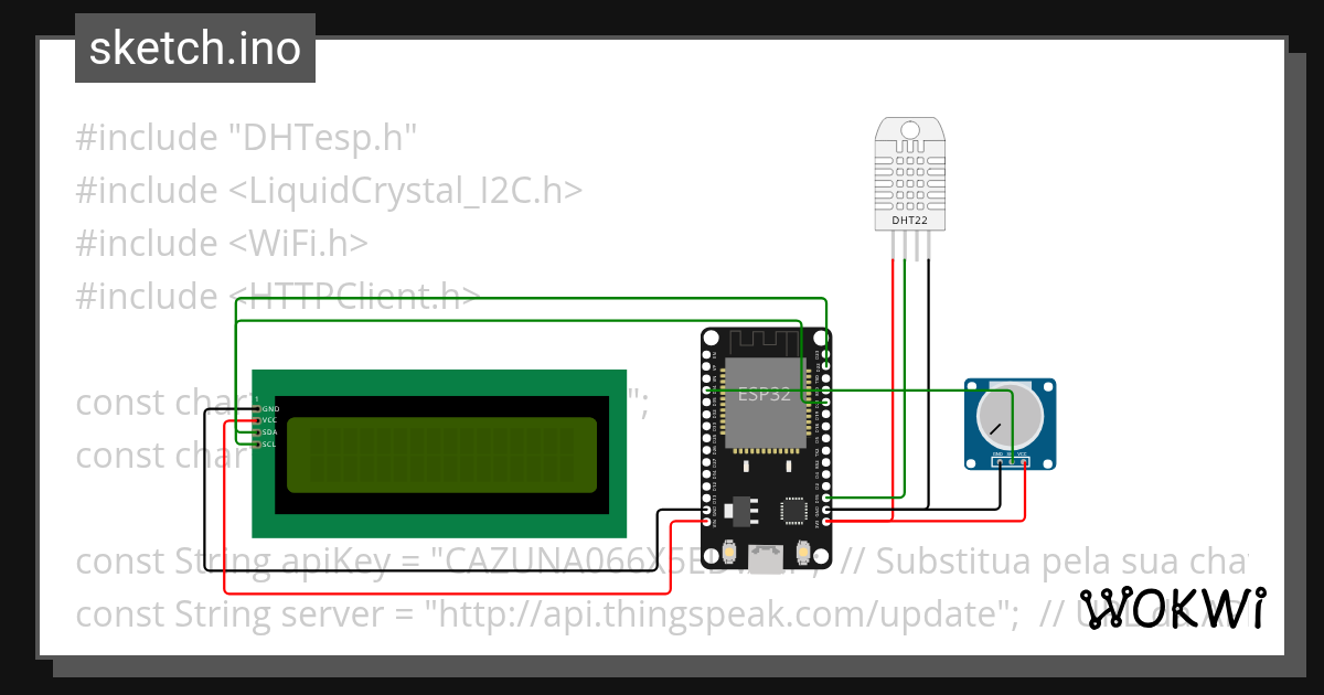 Projeto de Monitoramento de Temperatura - FNR - Wokwi ESP32, STM32, Arduino Simulator