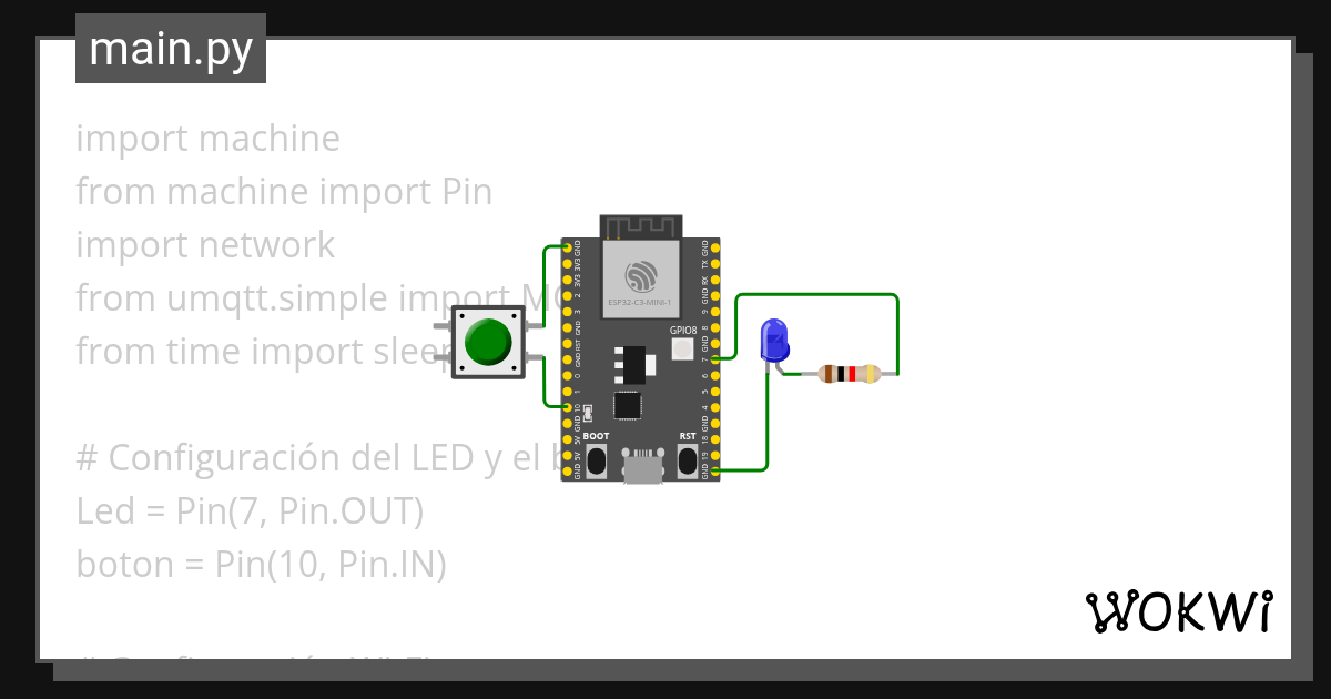 prueba - Wokwi ESP32, STM32, Arduino Simulator