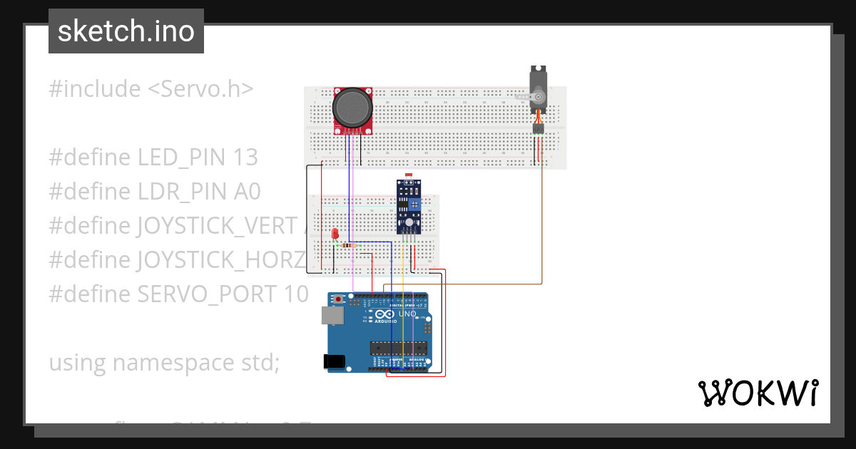 servo motor simulation - Wokwi ESP32, STM32, Arduino Simulator