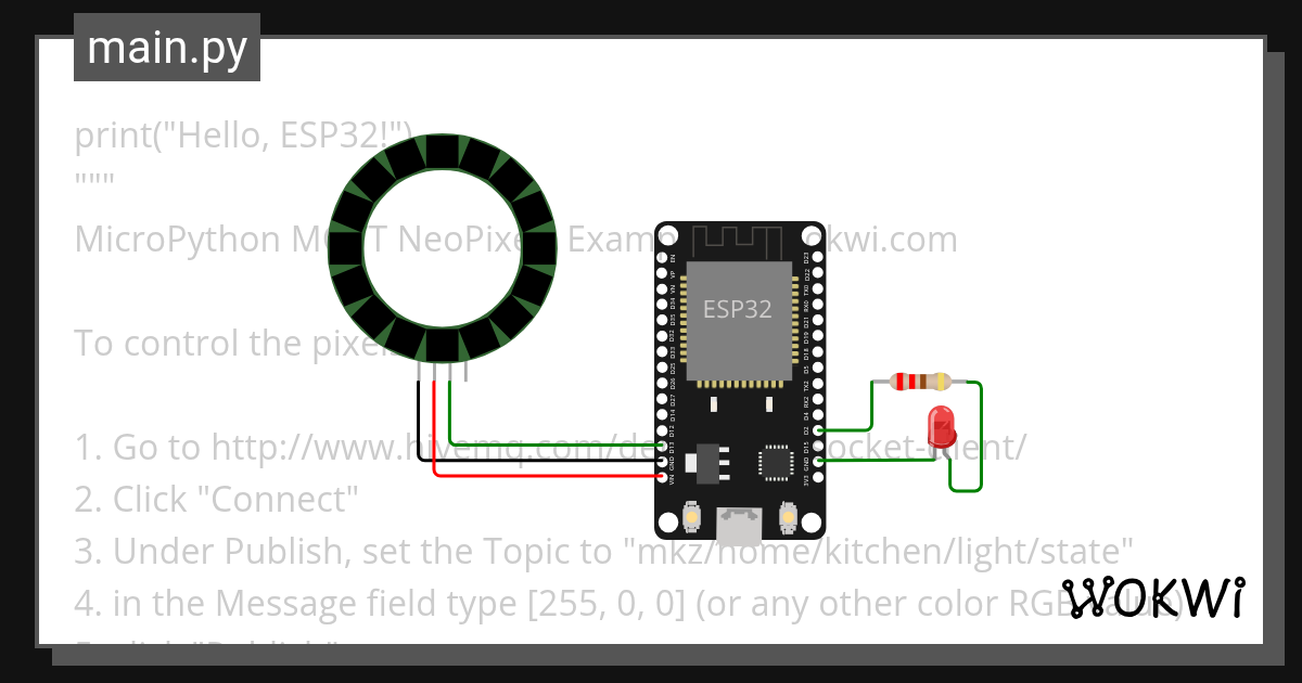 W7 MIT APP Inverter Demo OCT2024 - Wokwi ESP32, STM32, Arduino Simulator