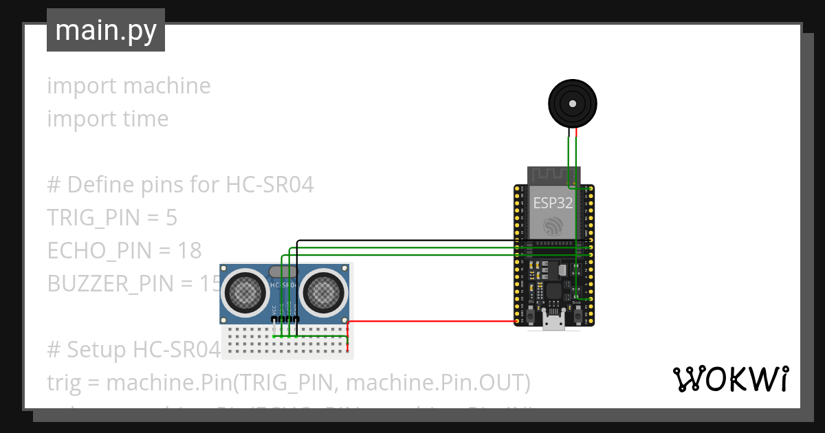 Close Door - Wokwi ESP32, STM32, Arduino Simulator