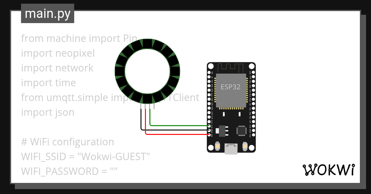 Smart LED control - Wokwi ESP32, STM32, Arduino Simulator