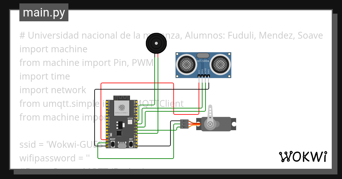 Proyecto Ultimate Radar System Wokwi Esp32 Stm32 Arduino Simulator