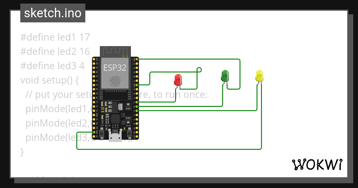 PROJECT1 - Wokwi ESP32, STM32, Arduino Simulator PROJECT1 - Wokwi ESP32, STM32, Arduino Simulator