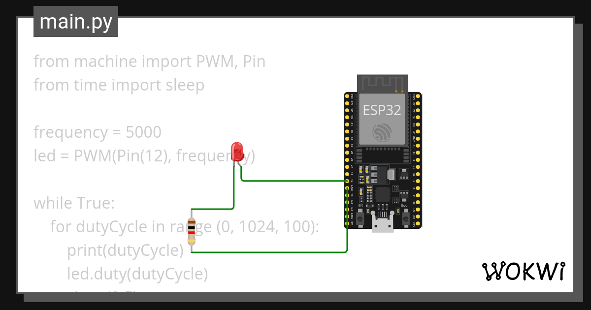 Esdblinky Wokwi Esp32 Stm32 Arduino Simulator 