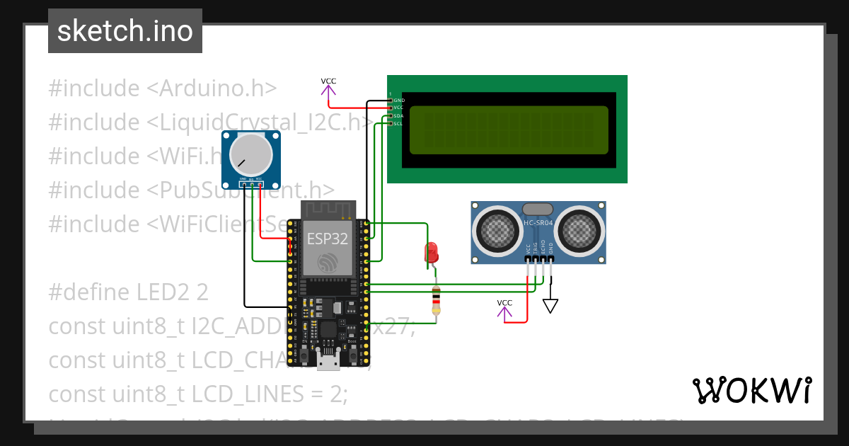 Smart Home 2 - Wokwi ESP32, STM32, Arduino Simulator