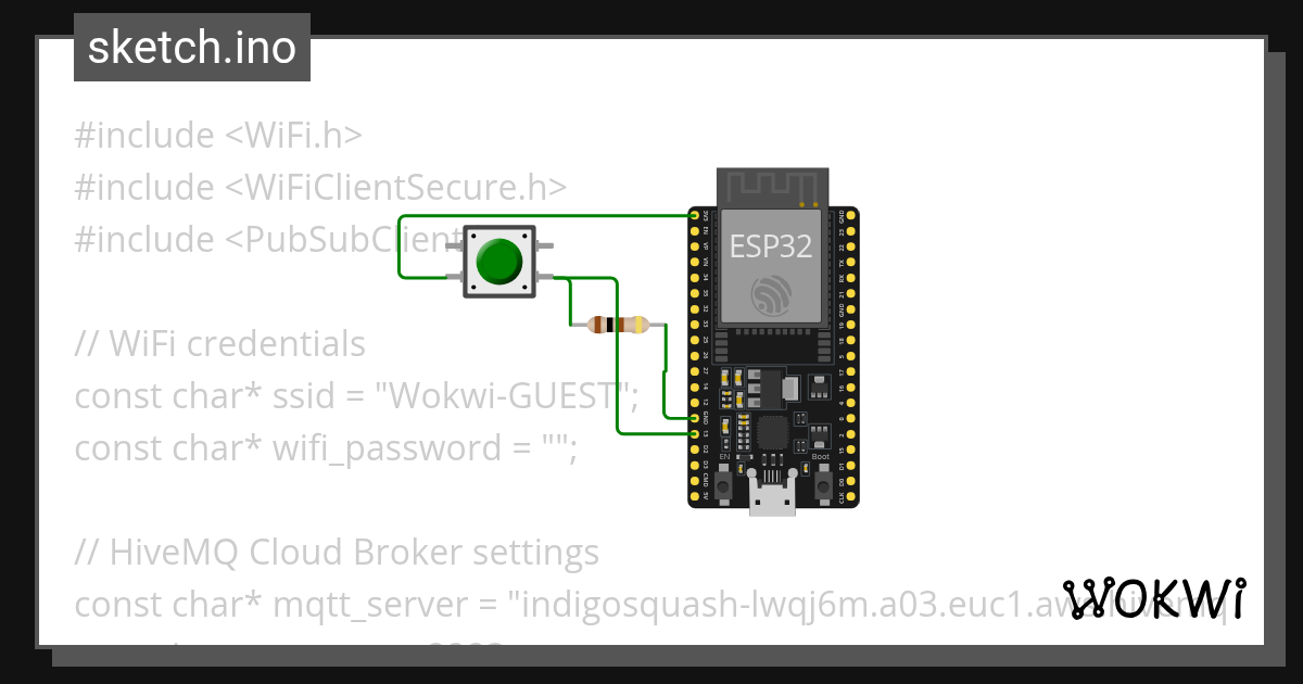 esp32-2nd-client-broker - Wokwi ESP32, STM32, Arduino Simulator