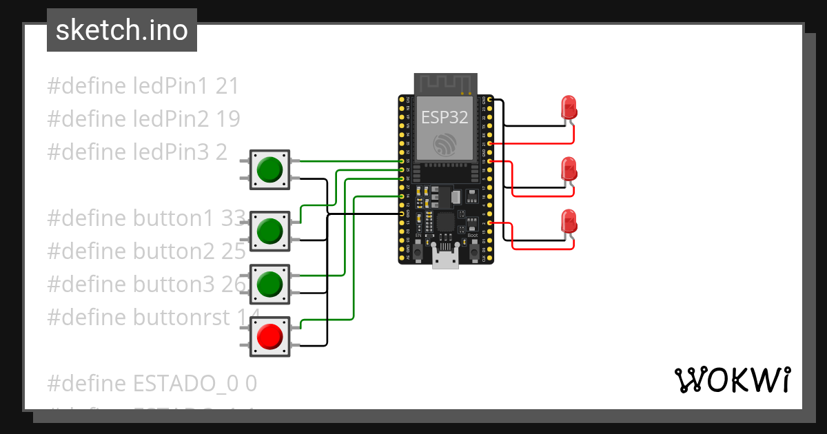 Wokwi - Online ESP32, STM32, Arduino Simulator