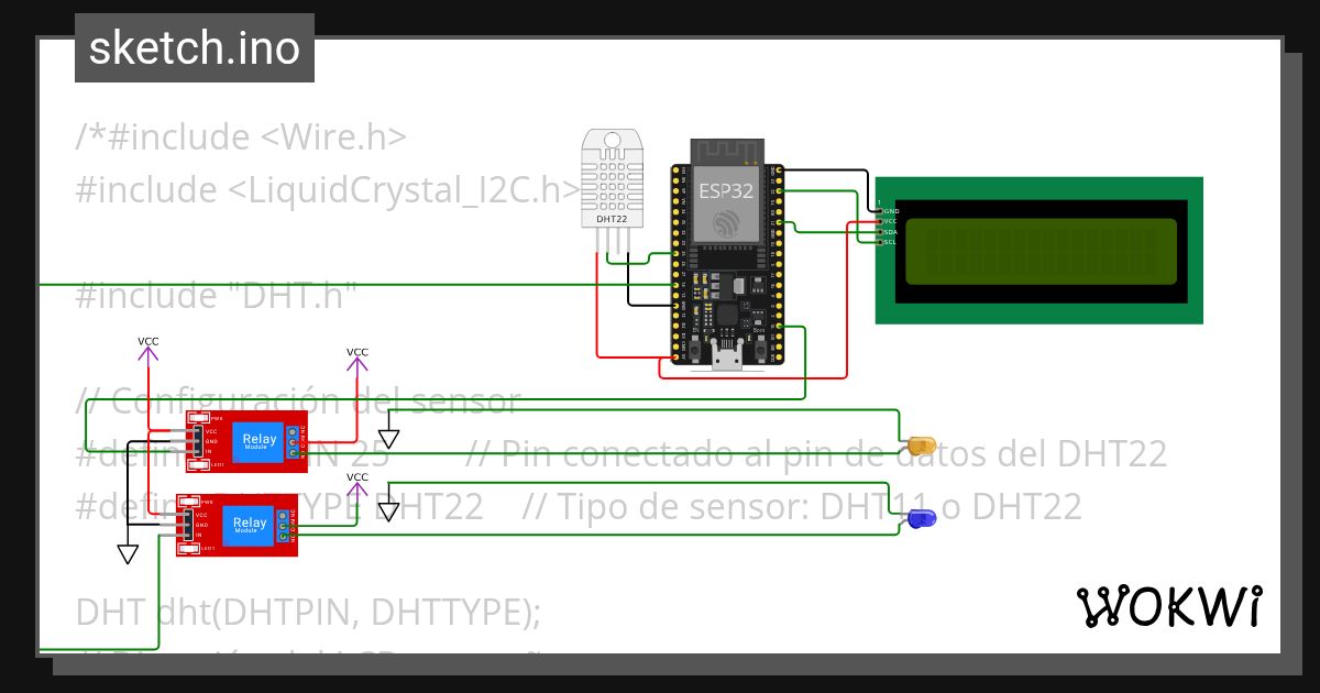 PROYECTO - Wokwi ESP32, STM32, Arduino Simulator