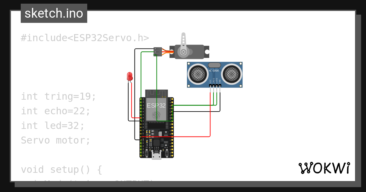 sp32 con servomotor - Wokwi ESP32, STM32, Arduino Simulator sp32 con servomotor - Wokwi ESP32, STM32, Arduino Simulator