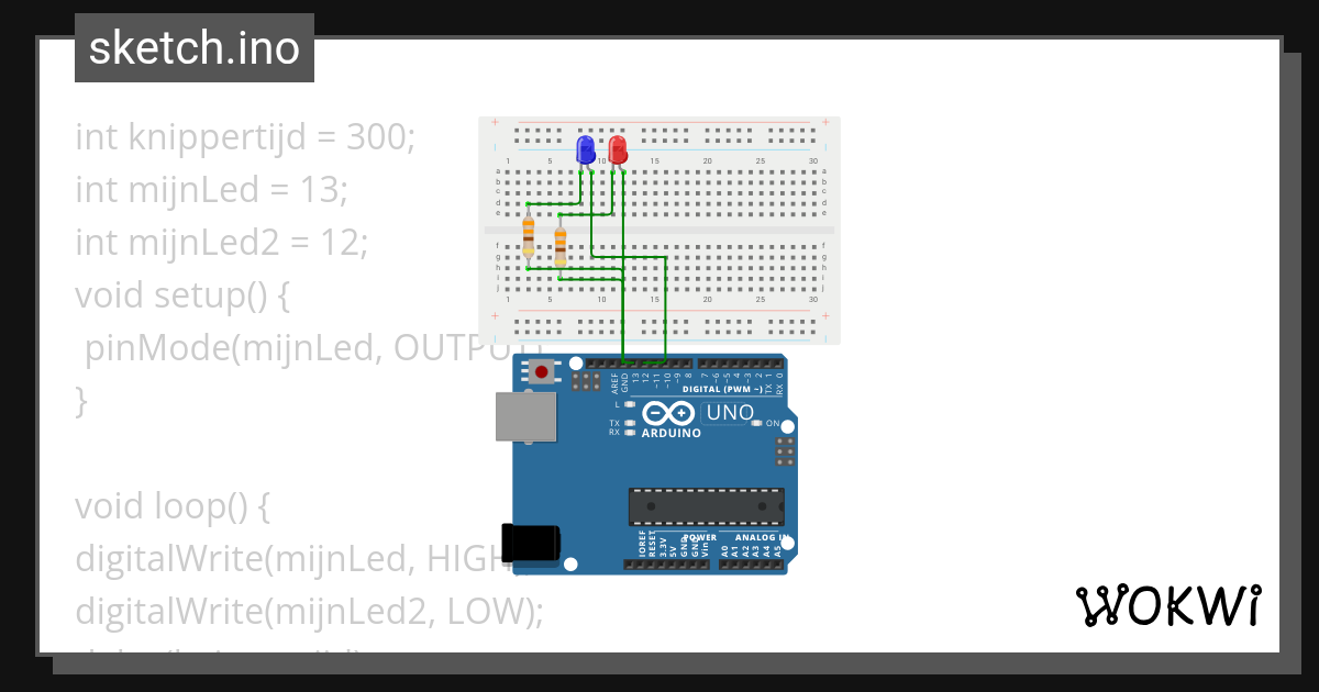 Ledlamp Taak Wokwi Esp32 Stm32 Arduino Simulator 4331