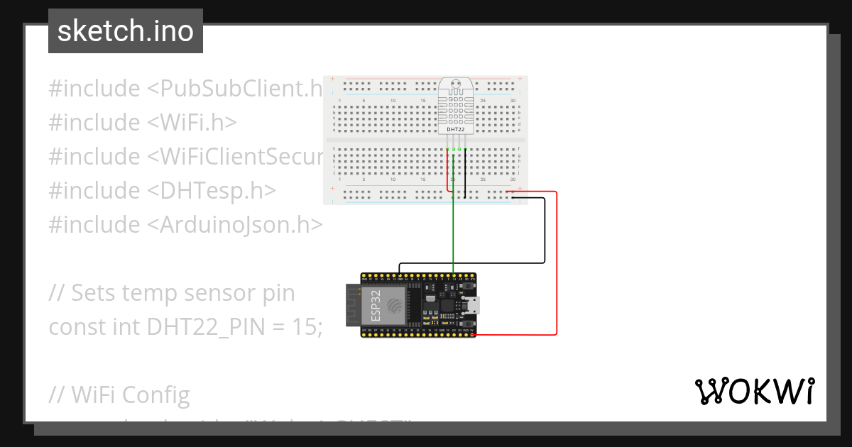 Arduino WIFI MQTT - Wokwi ESP32, STM32, Arduino Simulator