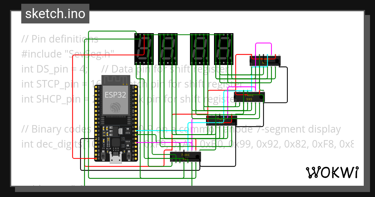 Wokwi - Online ESP32, STM32, Arduino Simulator