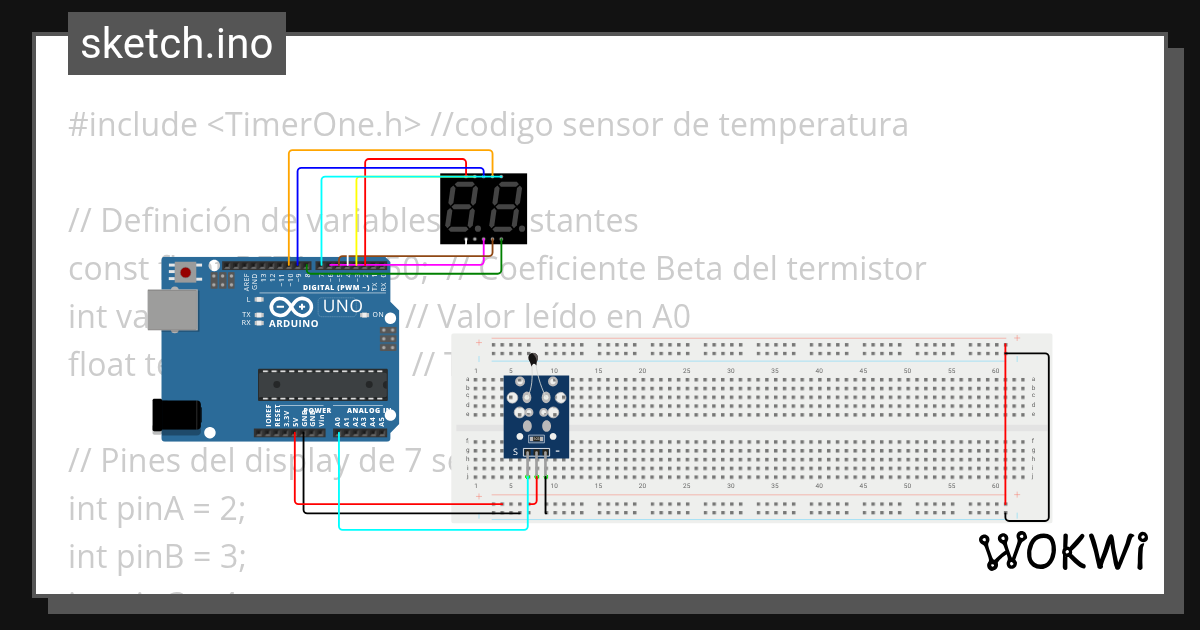 sensor de temperatura tumiri - Wokwi ESP32, STM32, Arduino Simulator