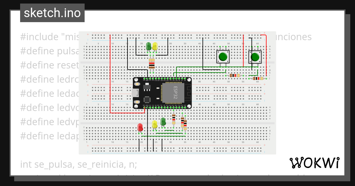 semaforo Copy - Wokwi ESP32, STM32, Arduino Simulator
