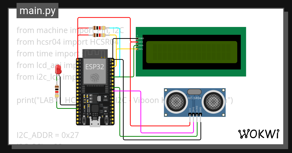 LAB11 HC-SR04 Copy (2)22 Copy - Wokwi ESP32, STM32, Arduino Simulator