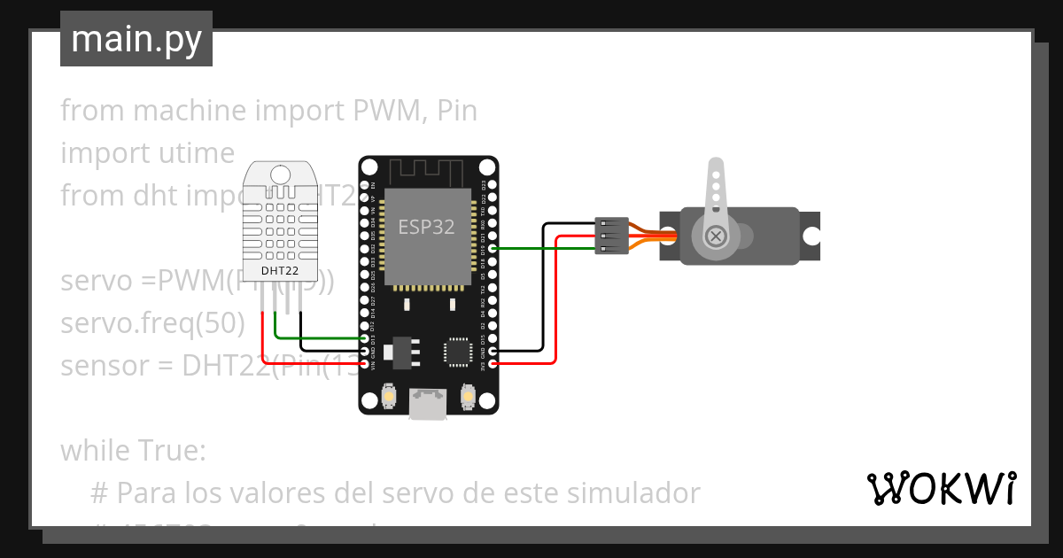 Servo con ESP 4 - Wokwi ESP32, STM32, Arduino Simulator Servo con ESP 4 - Wokwi ESP32, STM32, Arduino Simulator