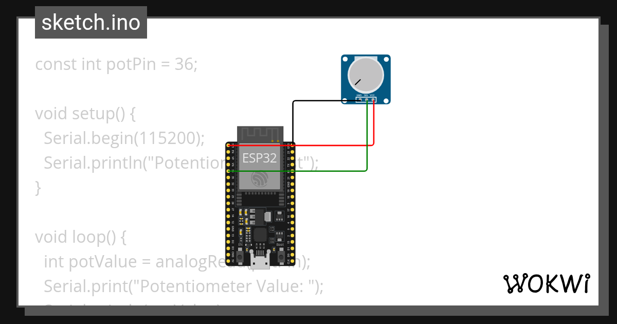 Task-2 - Wokwi ESP32, STM32, Arduino Simulator