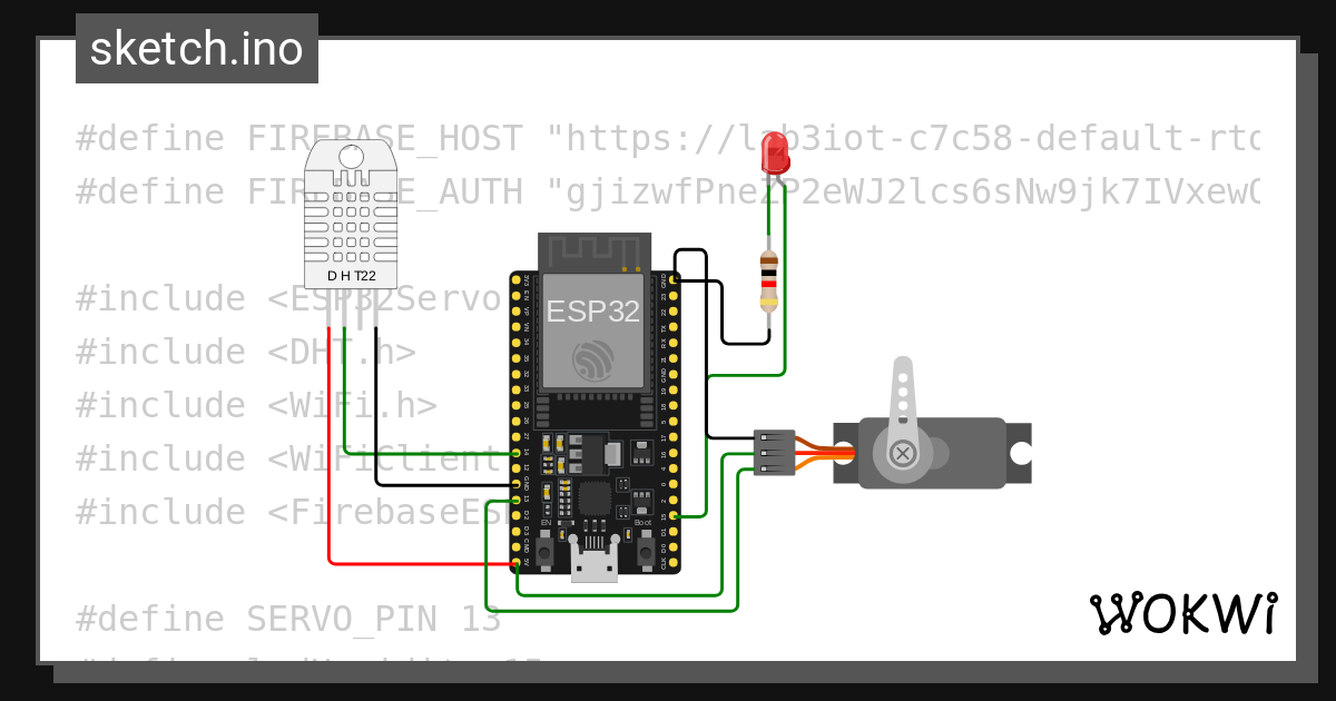 Firebase Wokwi Esp32 Stm32 Arduino Simulator