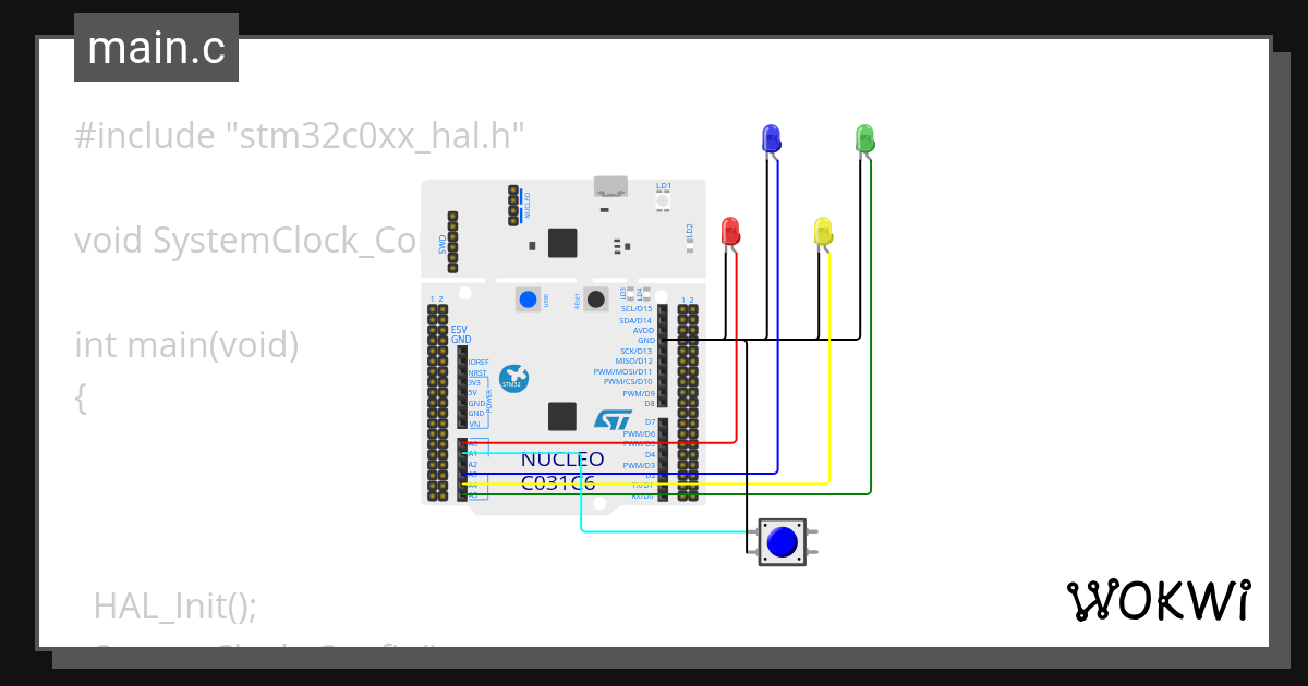 2 Leds Hal Copy Wokwi Esp32 Stm32 Arduino Simulator