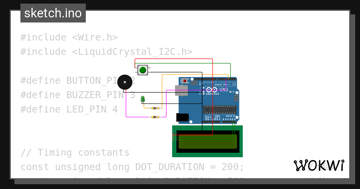 Morsecode Wokwi Esp32 Stm32 Arduino Simulator 6740