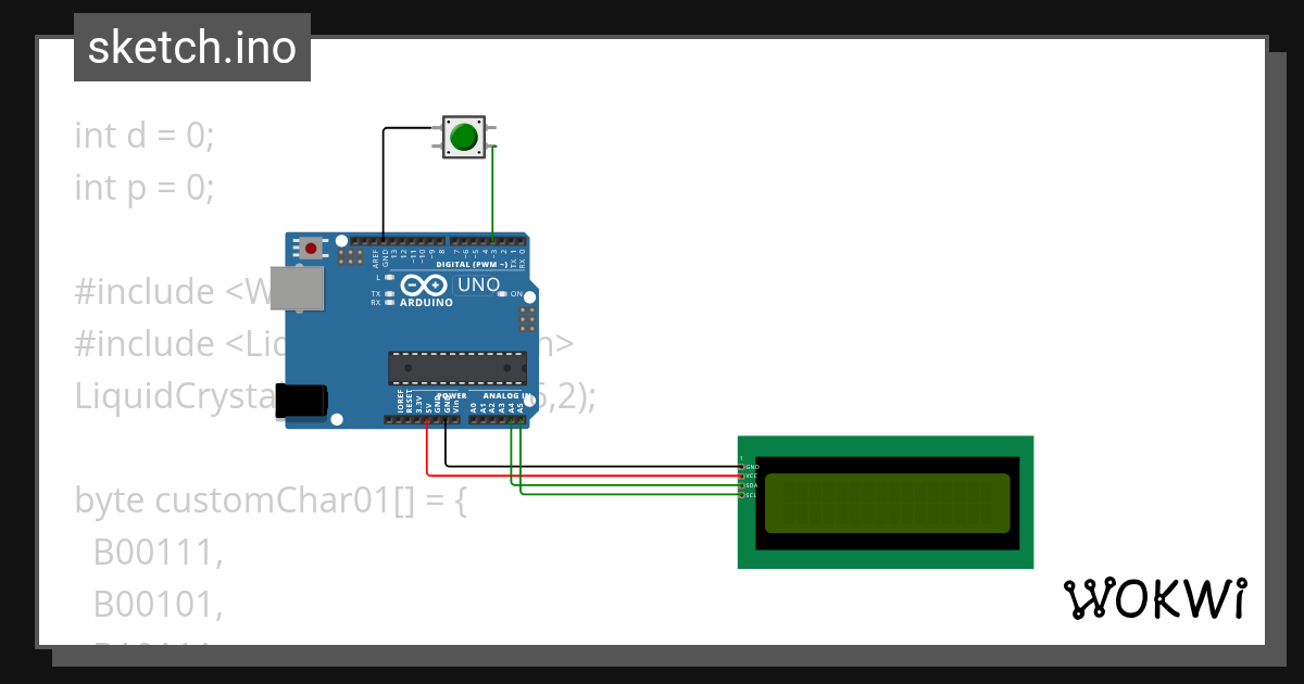 Dino_4_Variablen_291124 - Wokwi ESP32, STM32, Arduino Simulator