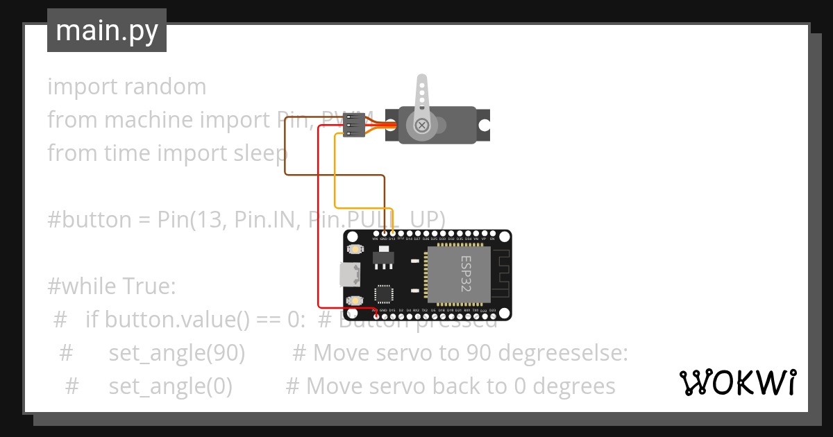 Serve the servo - Wokwi ESP32, STM32, Arduino Simulator