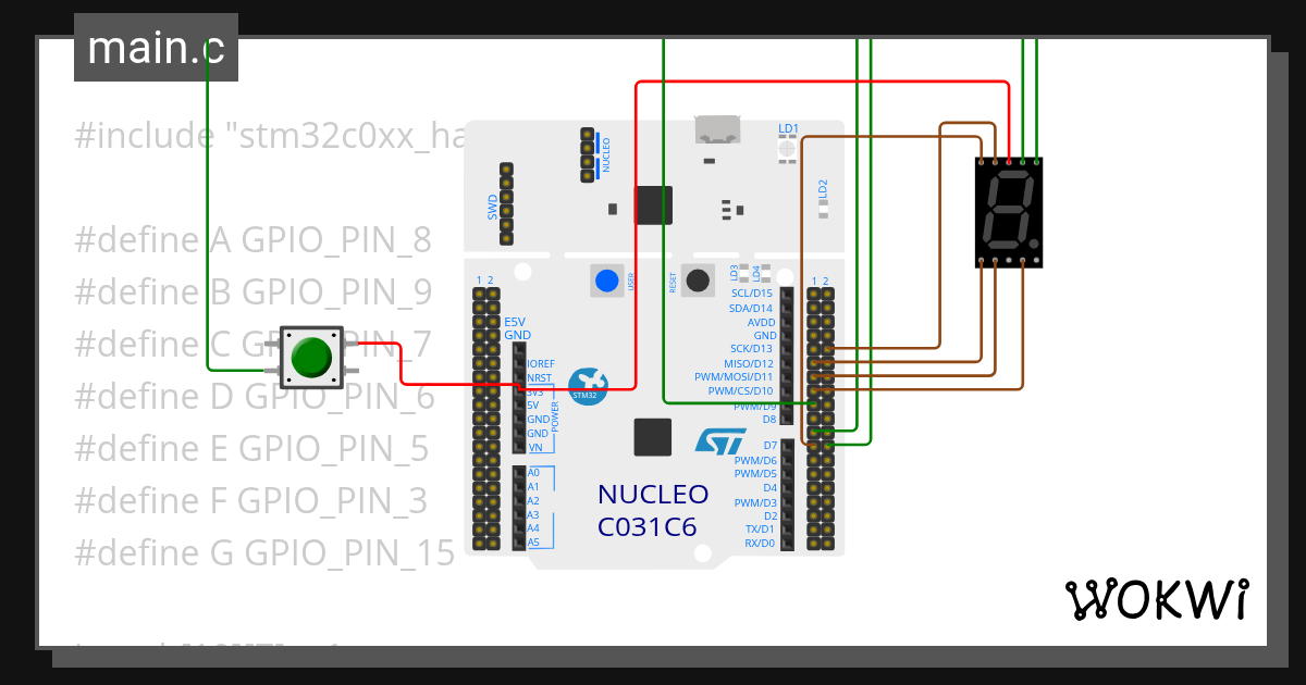 Baha 7 segment - Wokwi ESP32, STM32, Arduino Simulator