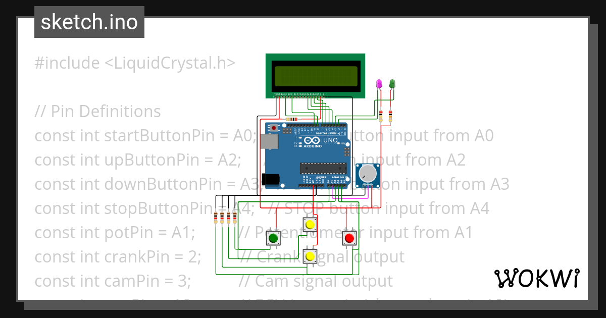 led_bulb_redyellow run - Wokwi ESP32, STM32, Arduino Simulator