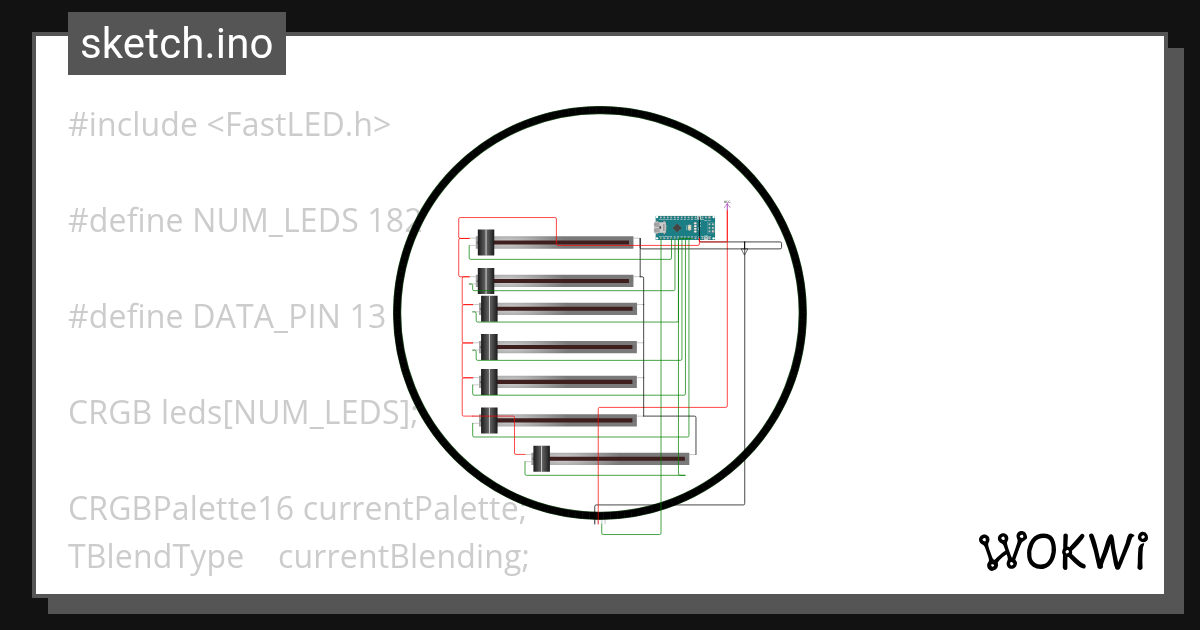 Nano Adress Leds Microled Fastled Wokwi Esp32 Stm32 Arduino Simulator 6748