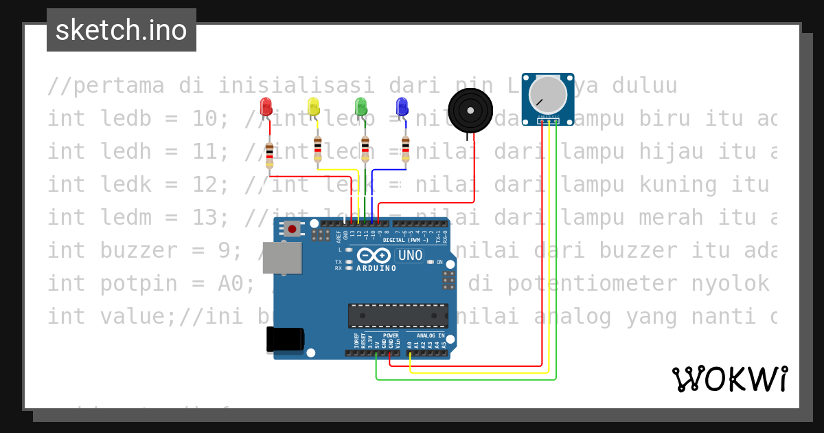 2 Led Buzzer Wokwi Esp32 Stm32 Arduino Simulator 1102