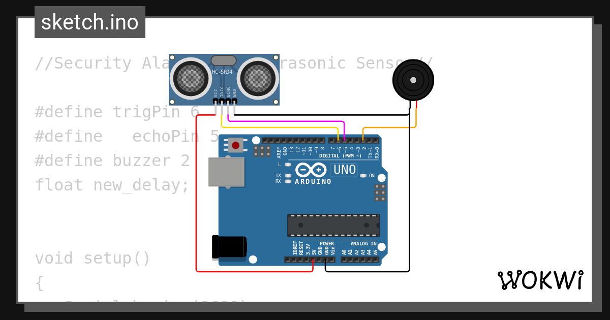 Automatic Gate Open Wokwi Esp32 Stm32 Arduino Simulator 6809