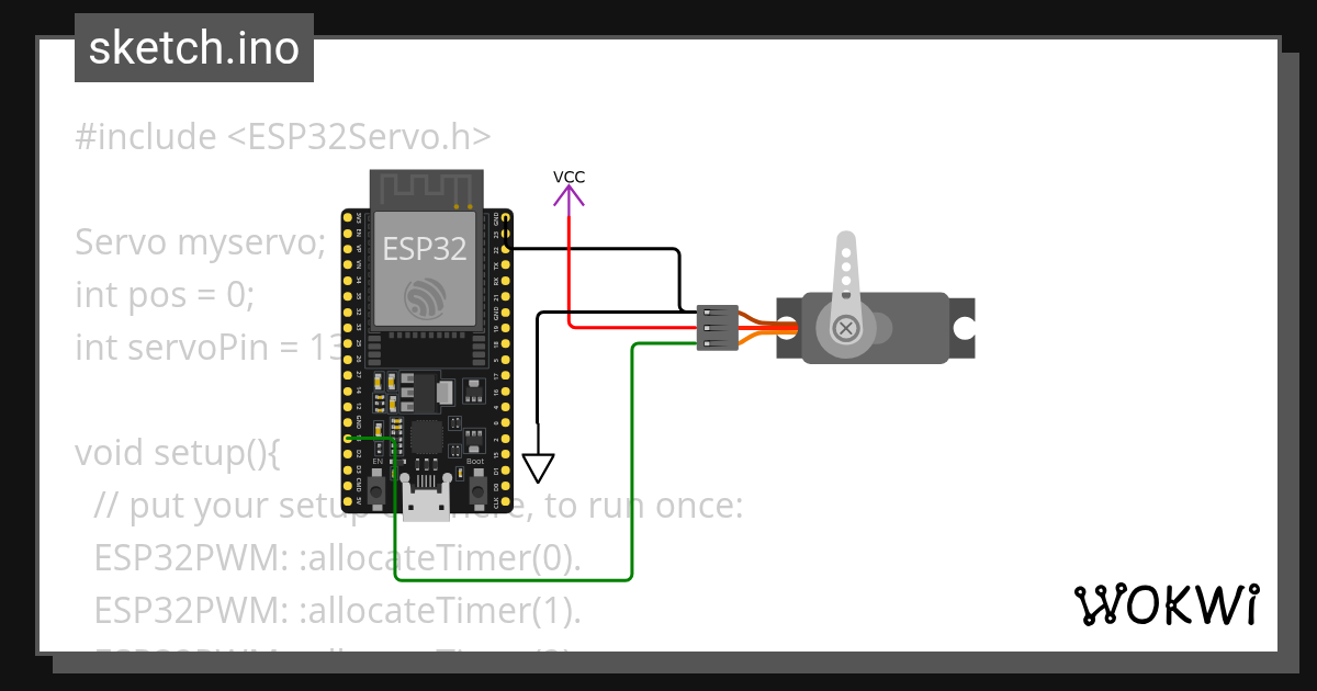 servo - Wokwi ESP32, STM32, Arduino Simulator
