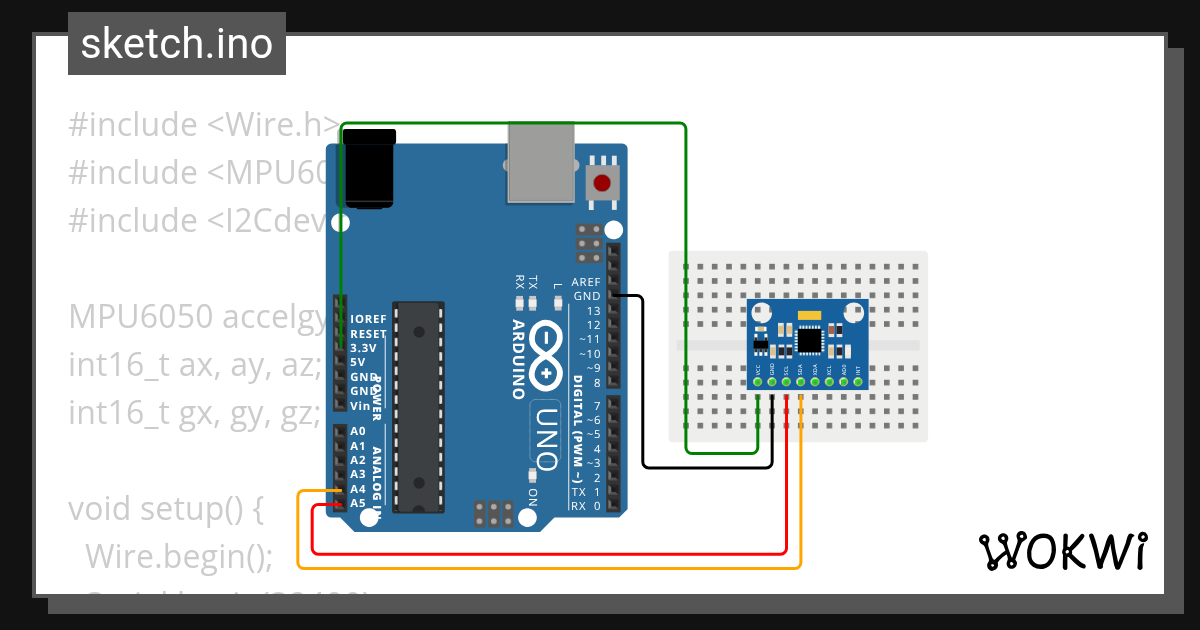 24 Accelerometer And Gyroscope Wokwi Esp32 Stm32 Arduino Simulator 2105