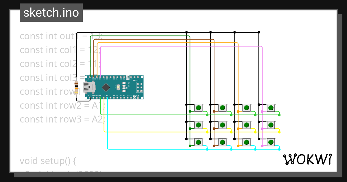 Keyboard 2.0 - Wokwi ESP32, STM32, Arduino Simulator