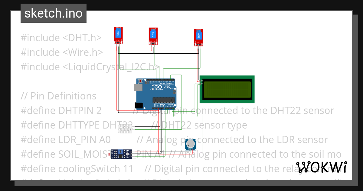 Green House Copy - Wokwi ESP32, STM32, Arduino Simulator
