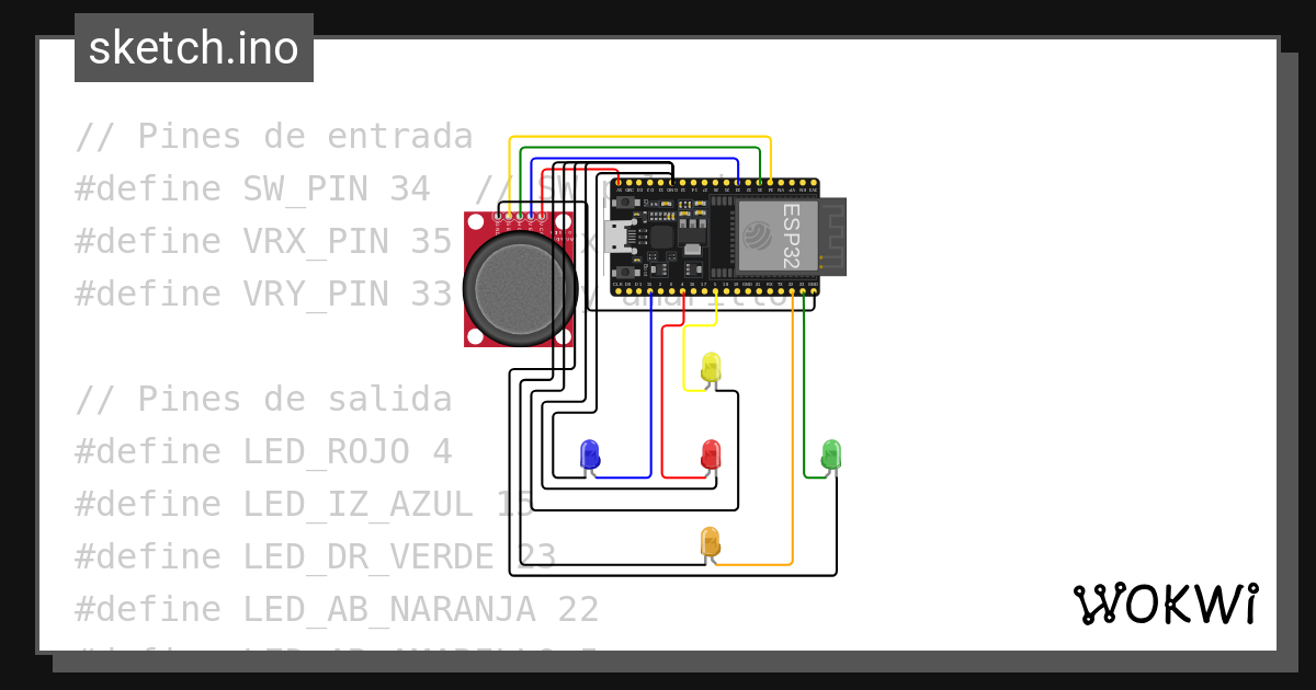 Joystick Leds Wokwi Esp32 Stm32 Arduino Simulator 1795