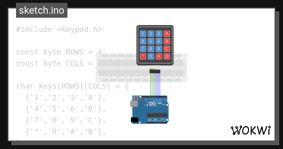 Keyboard Wokwi Esp32 Stm32 Arduino Simulator 