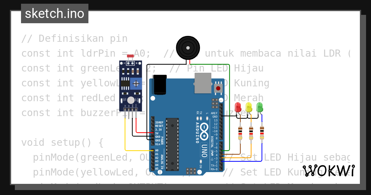 Ldr Wokwi Esp32 Stm32 Arduino Simulator 8204
