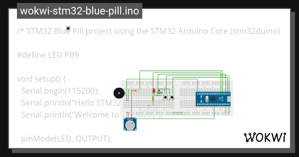 Wokwi - Online ESP32, STM32, Arduino Simulator